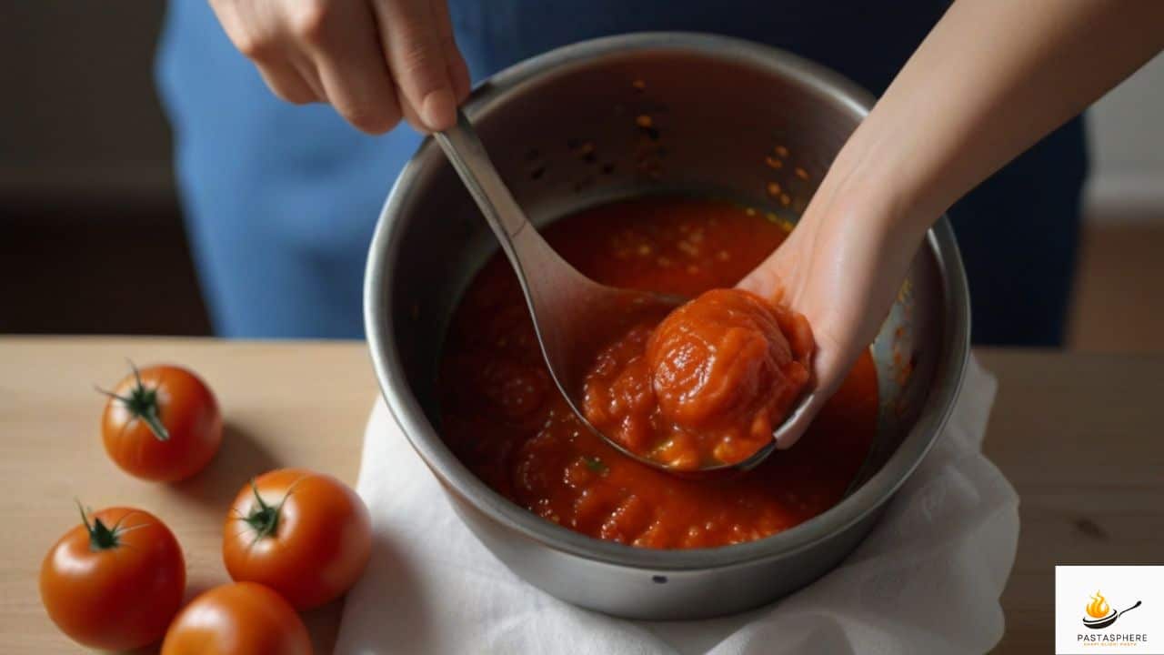 How can you turn pasta sauce into pizza sauce using the easiest method?