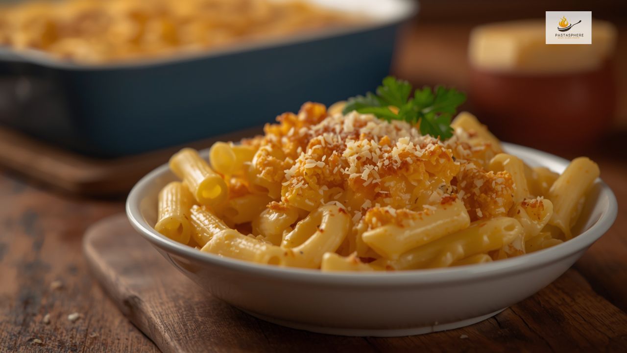 How to make classic penne pasta mac and cheese?