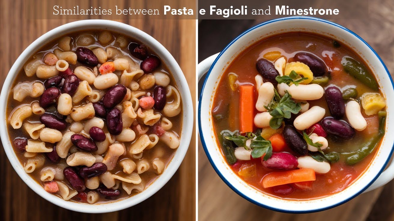 Minestrone Vs Pasta e Fagioli-Italian Soups Differences