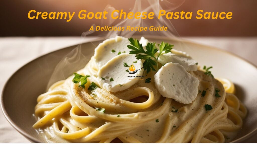 Creamy goat cheese pasta sauce: A Delicious Recipe Guide