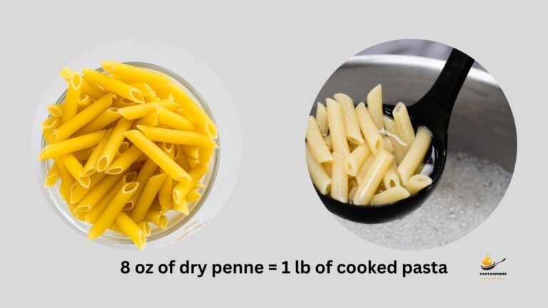 1 lb Cooked Pasta Is How Much Dry Penne: Accurate Pasta Conversions