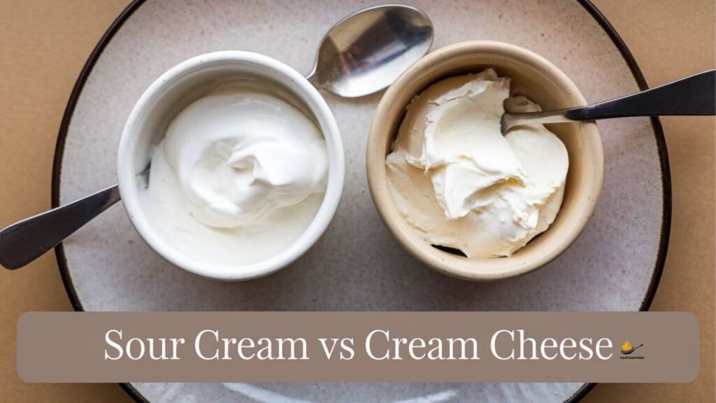 Sour Cream Vs Cream Cheese-Key Differences & Substitute