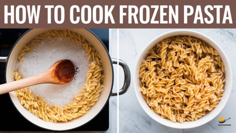 How to Cook Frozen Pasta? Freezing & Reheating Guide