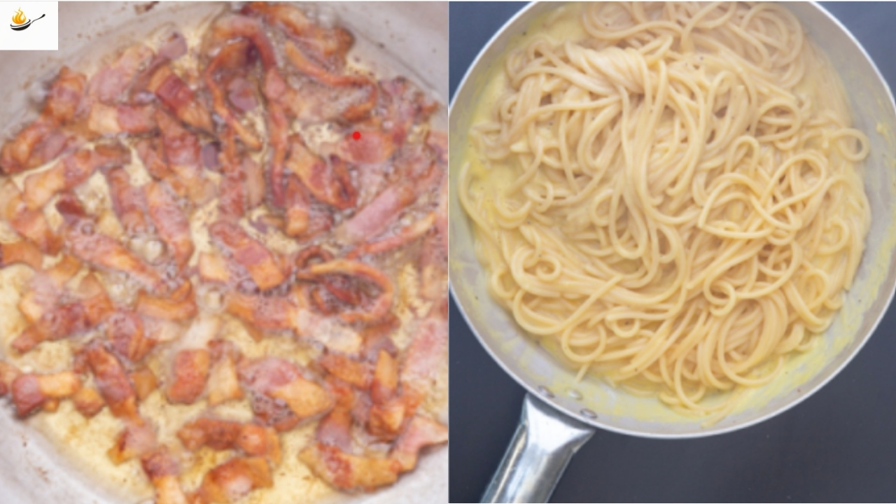 Quick Pasta Carbonara with Philadelphia Cream Cheese