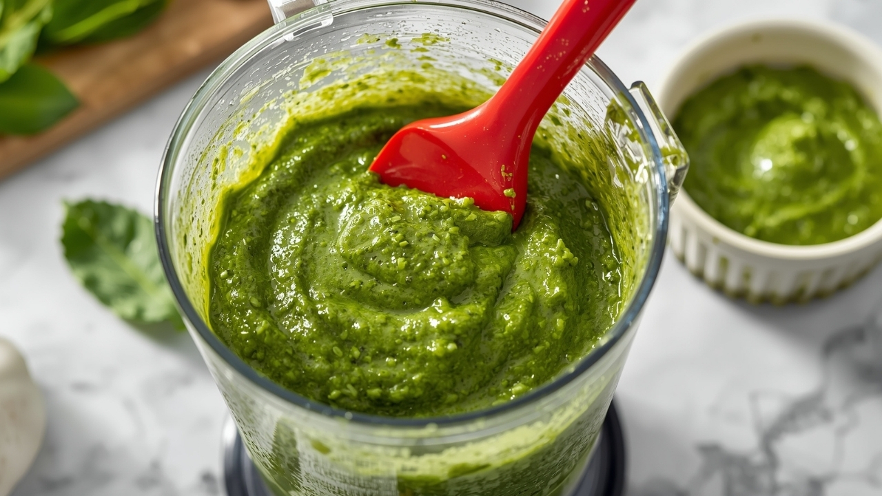 Easy Spinach and Pesto Pasta Recipe - Fresh & Creamy